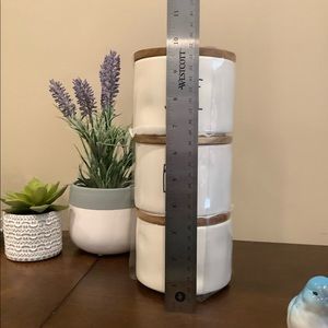 Rae Dunn | Kitchen | Rae Dunn Stacking Bbq Canisters Rub Bbq Spice ...